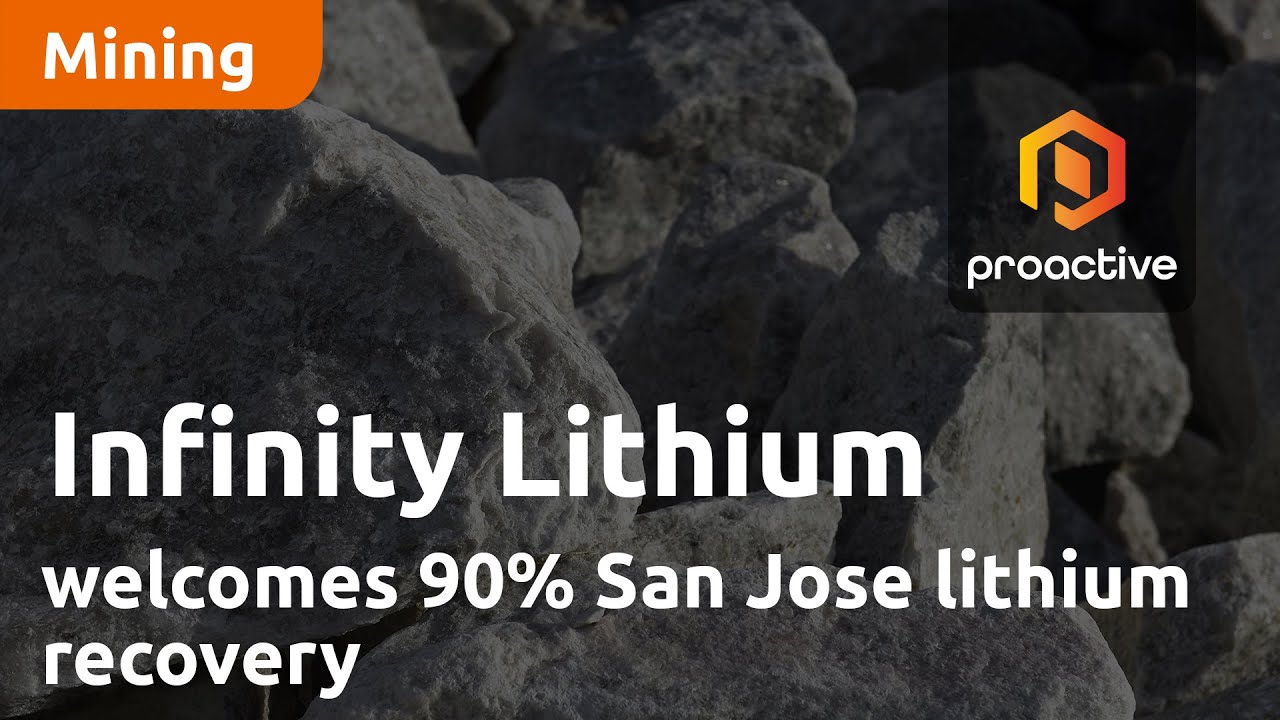 Infinity Lithium welcomes 90% San Jose lithium recovery - YouTube