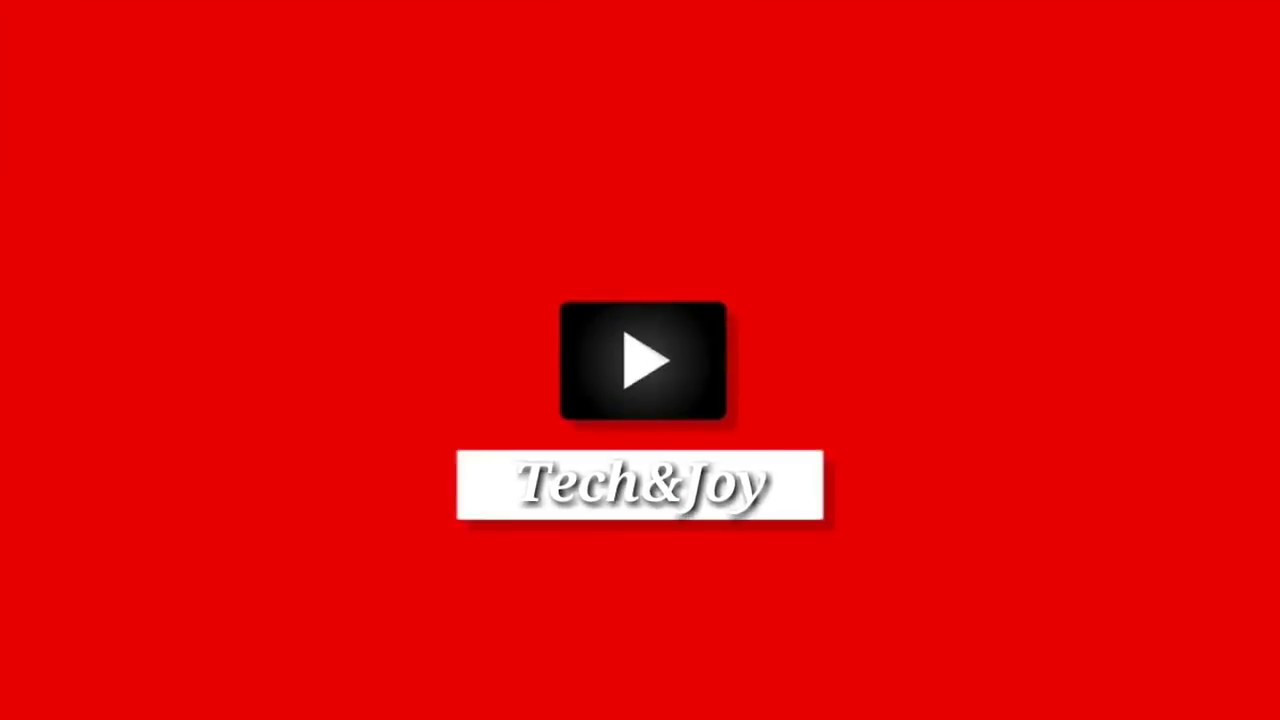 Intro of Our Channel-Tech&Joy - YouTube