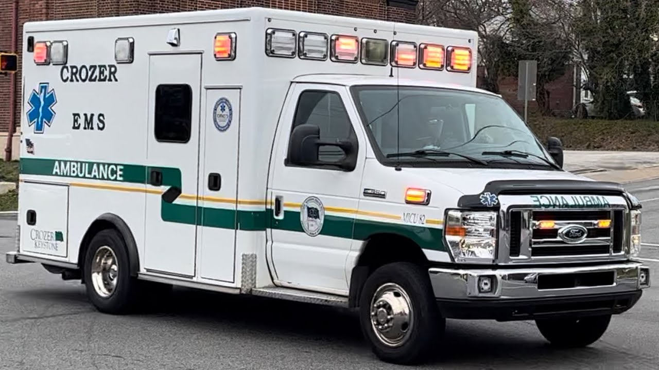 Crozer Health EMS MICU 82 Responding 3-12-23 - YouTube