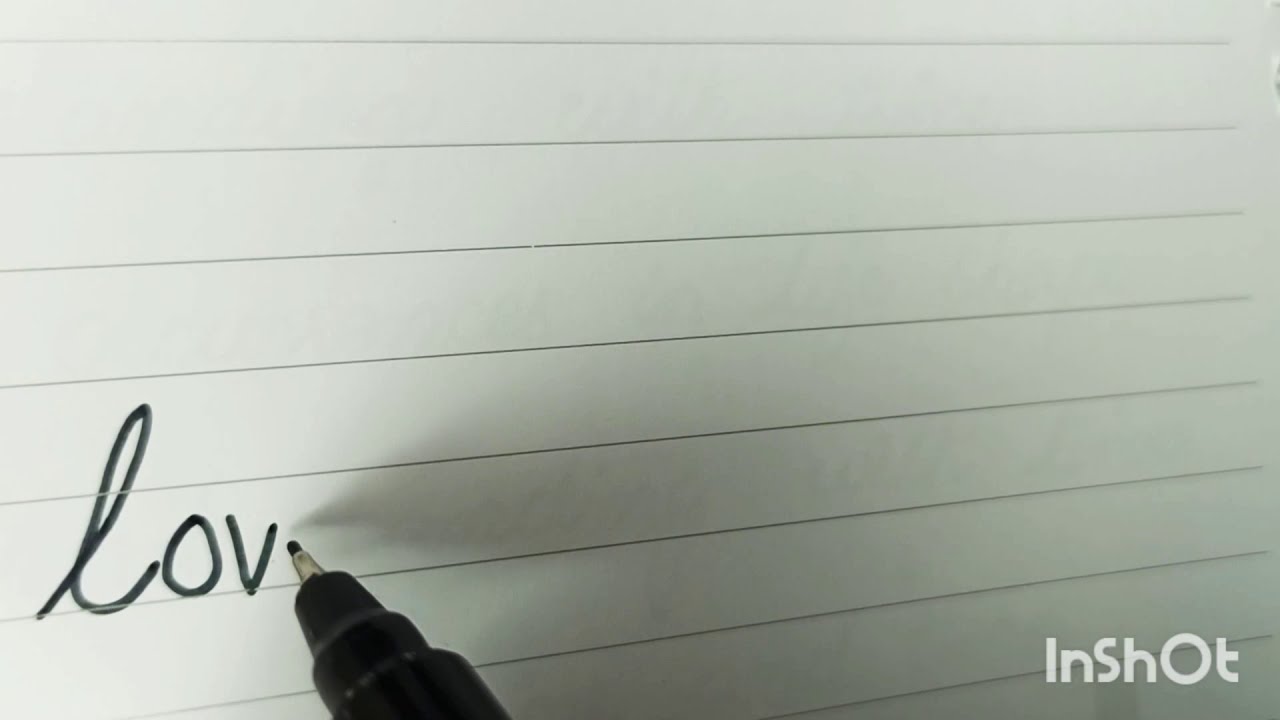 Writing different words with pointer|calligraphy - YouTube