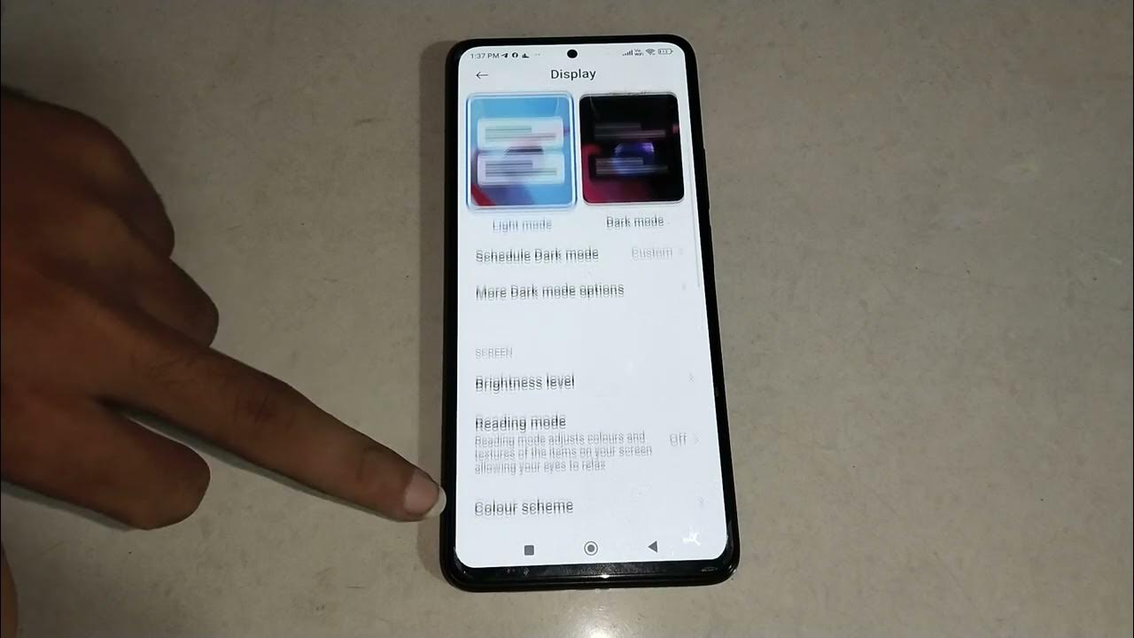 redmi note 7 enable disable adaptive brightness how to enable disable adaptive brightness in ...