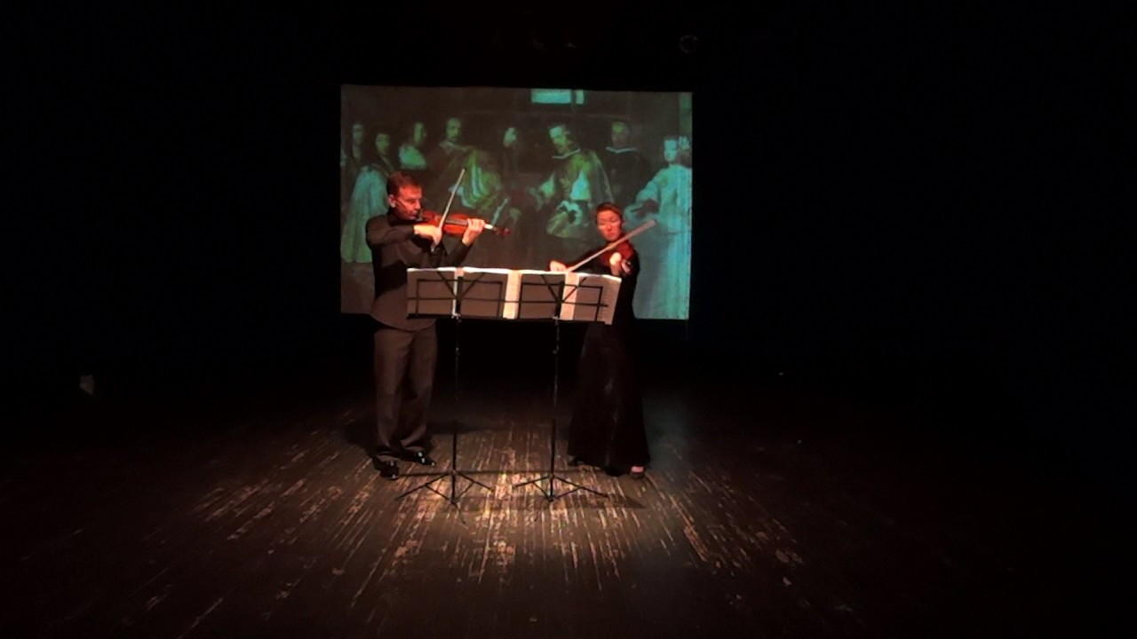 Jacques Aubert Sonata for 2 violins 1. Allegro ma non troppo - YouTube