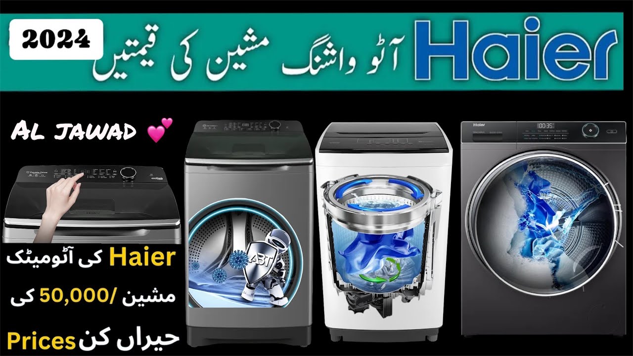 Haier Fully Automatic Top load washing Machine | Auto washing Machine ...