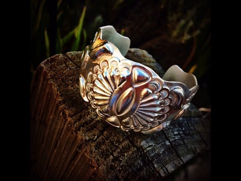 Let's make a Silver boho cuff with Tucker tools! - YouTube