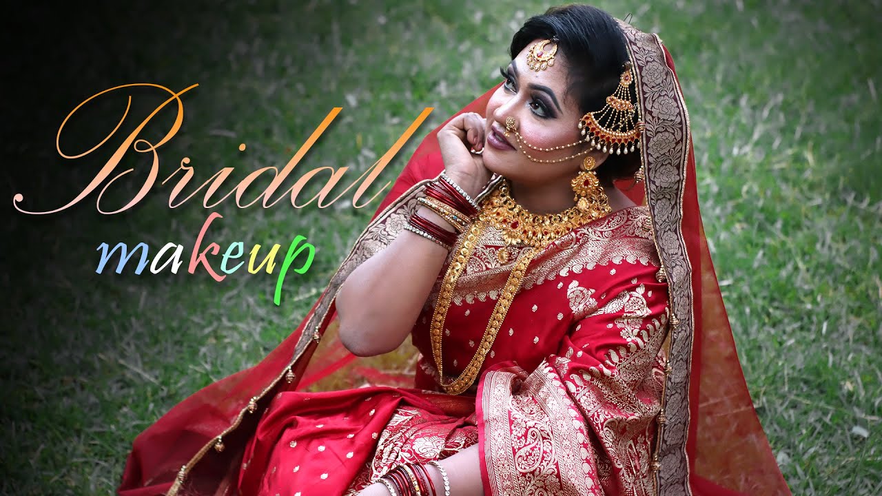 Bridal Makeup step by step at Glam Up Parlor || Nipas Mirror - YouTube