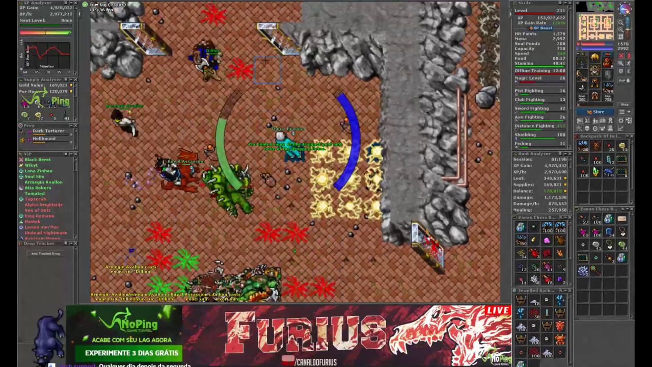 🔴 Tibia Global Gentebra RP 210+ Madrugs - YouTube