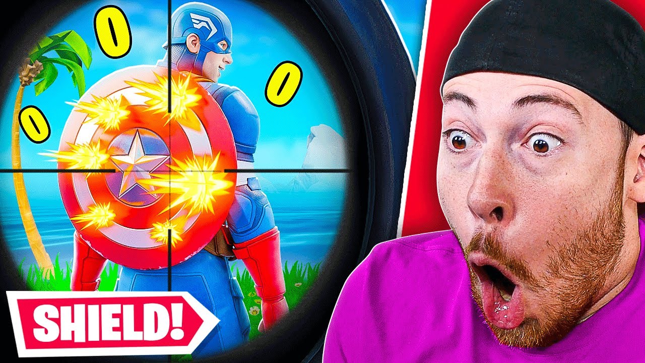 PERFECTLY Timed Fortnite Moments (Captain America SHIELD Block!) - YouTube
