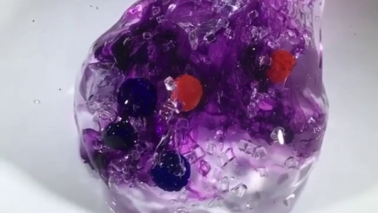 Clear slime mixing compilation by @snoopslimes on instagram - YouTube