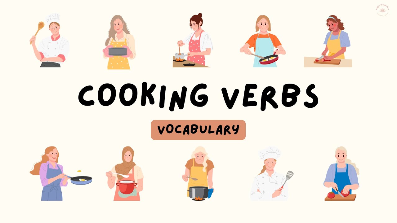 Cooking Verbs in English With Pictures and Pronunciation | Daily Use ...