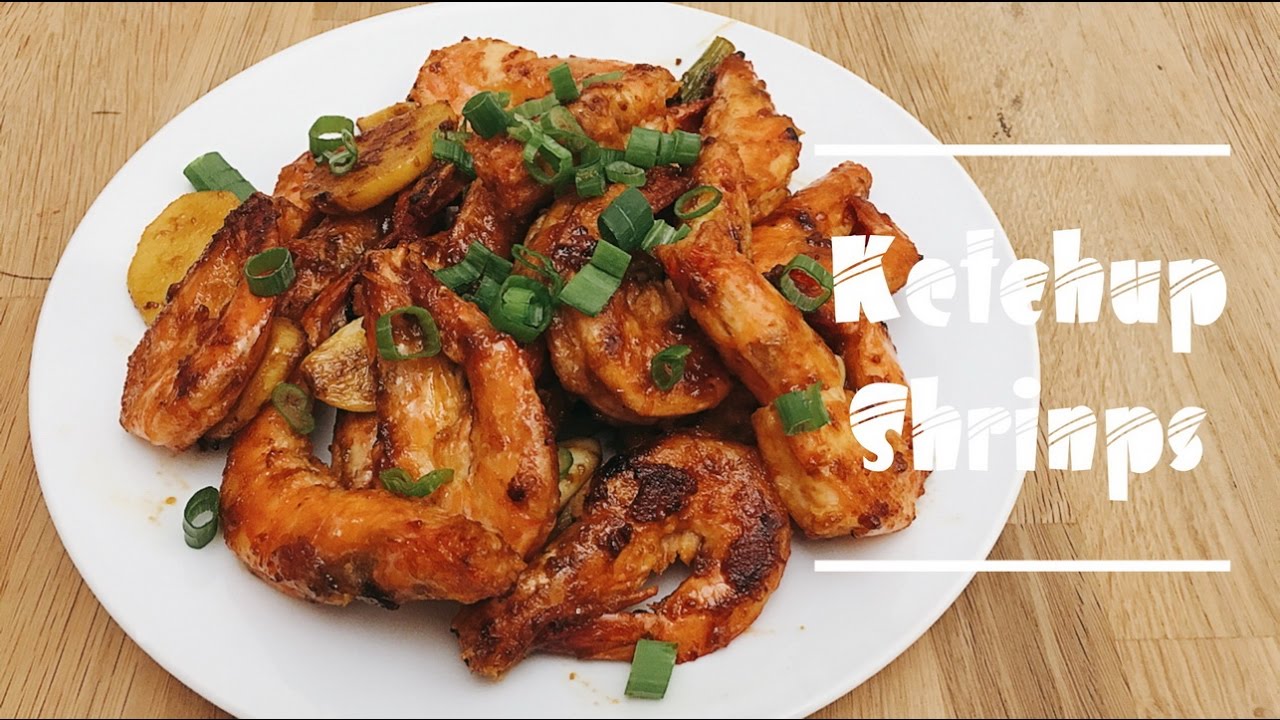 Ketchup Shrimps (Fastest and Easiest way to Devein Shrimp) - YouTube