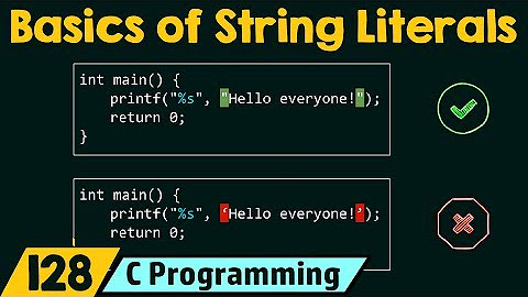 Strings in C | Chapter - 10 | C Programming - YouTube
