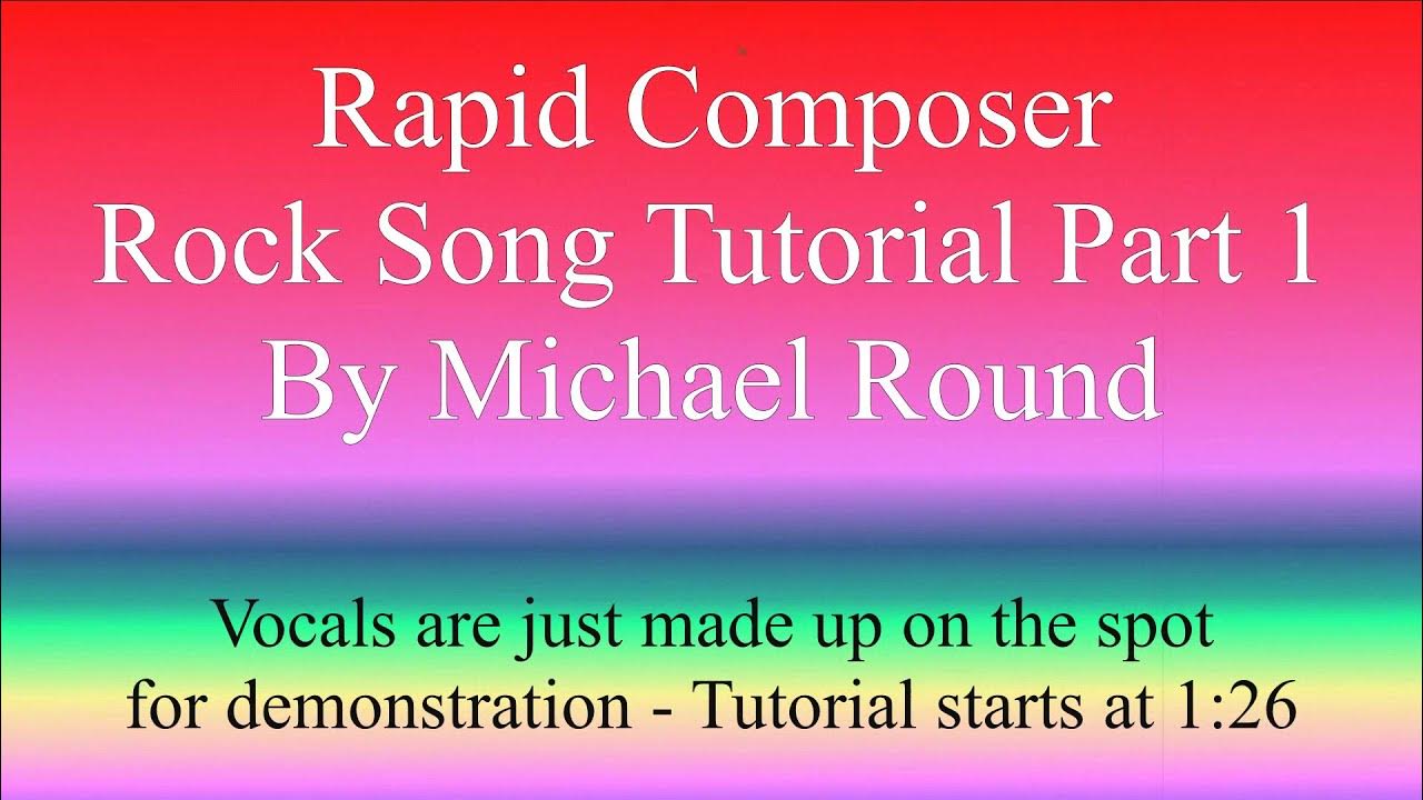 Rapid Composer - Let's Make Rock music! - Part 1 - YouTube