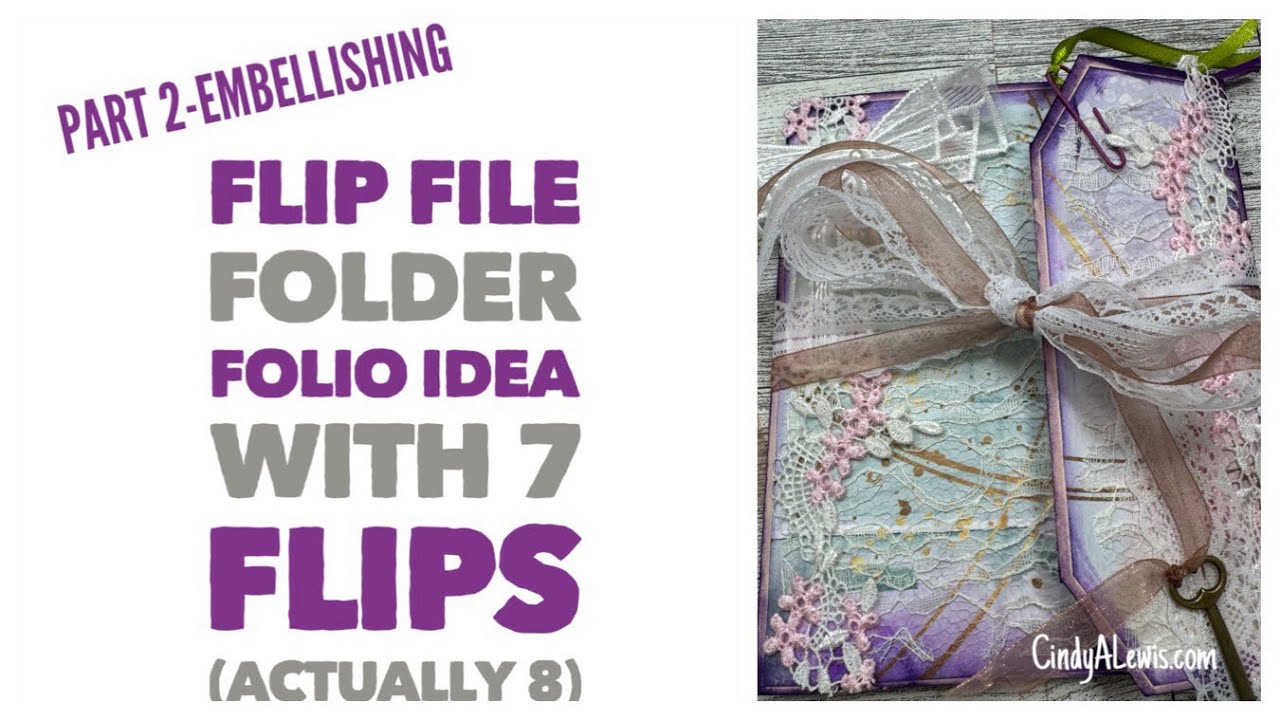 Flip File Folder Folio Idea with 7 Flips (Actually 8) Part 2 ...