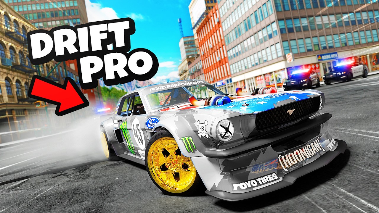 Angry Cops VS Drift Car In GTA 5 RP - YouTube
