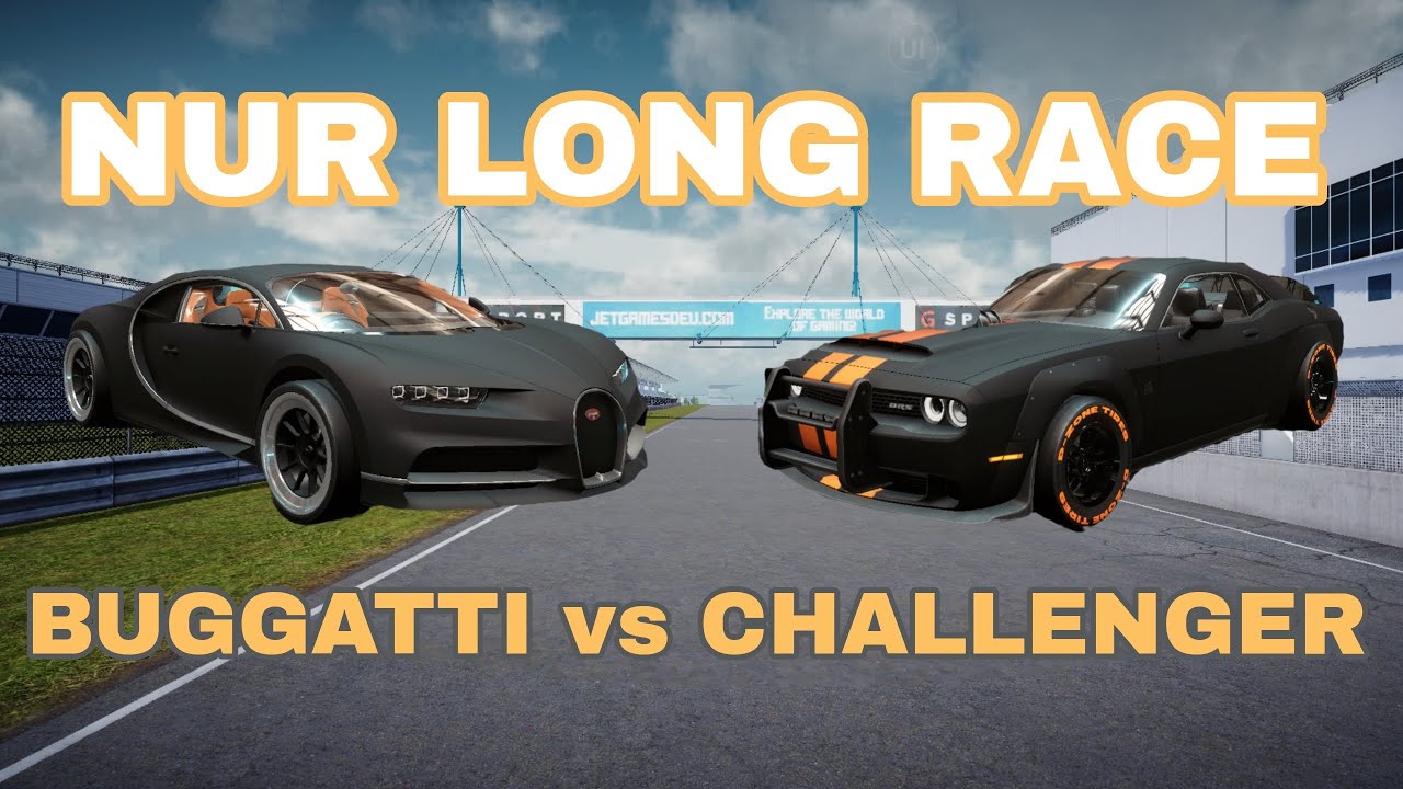 Drive Zone Online |Buggatti MAXvsDodge challenger MAX |NUR TRACK LONG ...