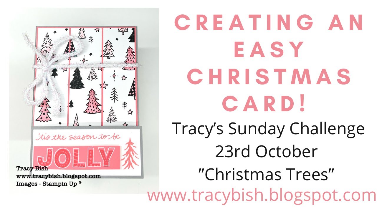 Creating an Easy Christmas Tree Fun Fold Card! - YouTube