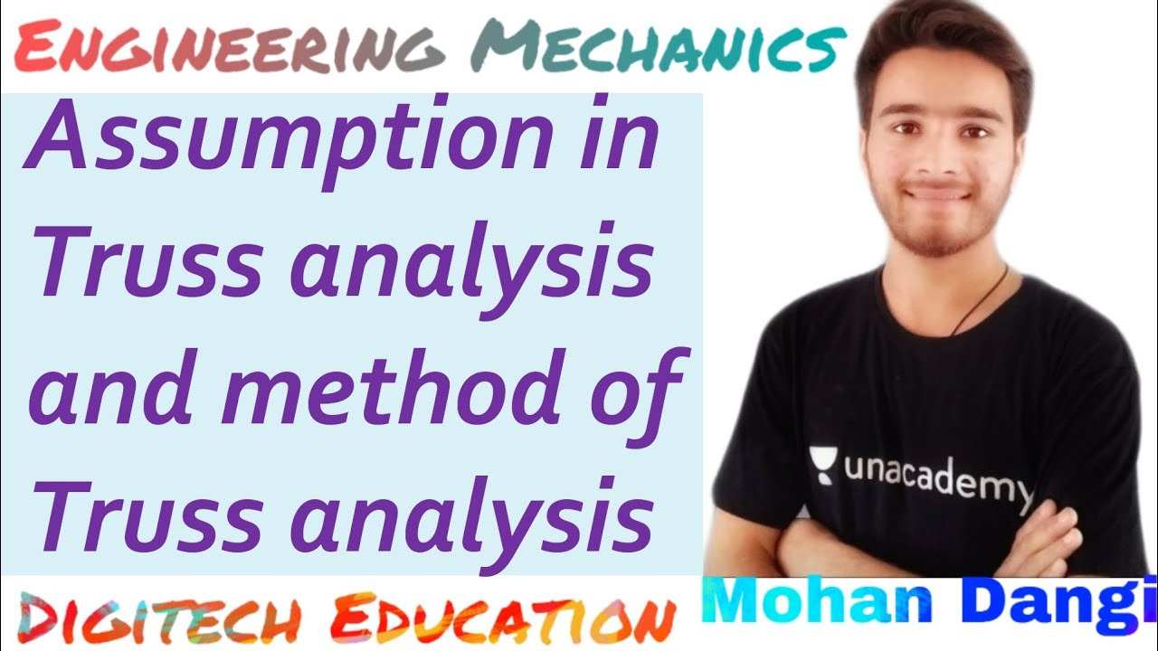 Assumption made in truss analysis | methods of truss analysis ...