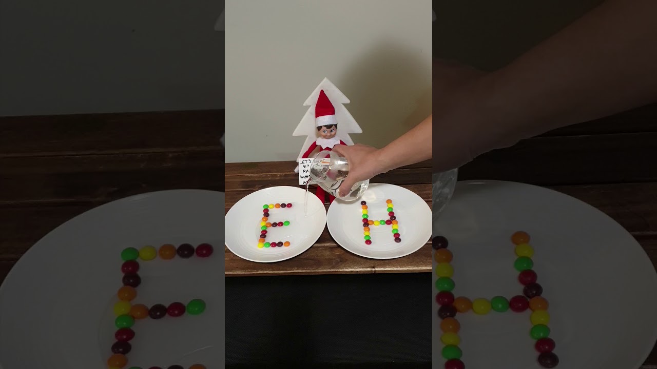Elf on the Shelf- Let's make a rainbow! - YouTube