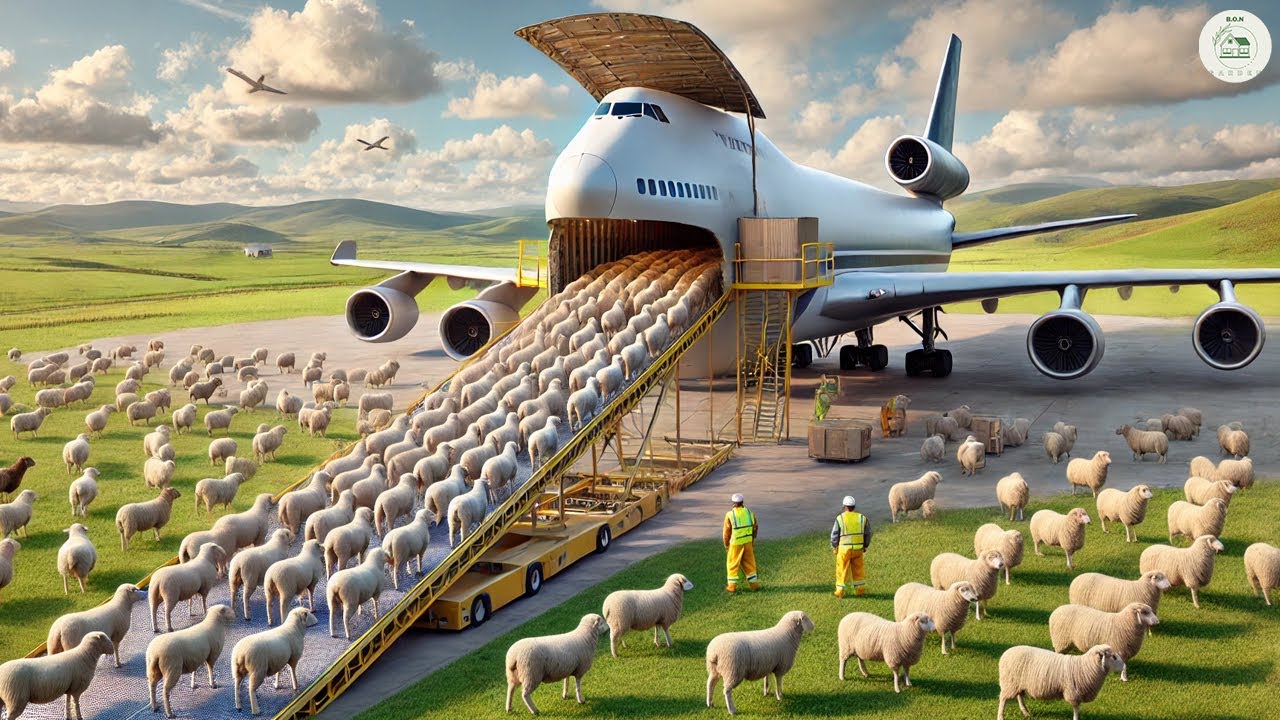 How American Farmers Raise Millions of Sheep, Processing lamb meat in ...