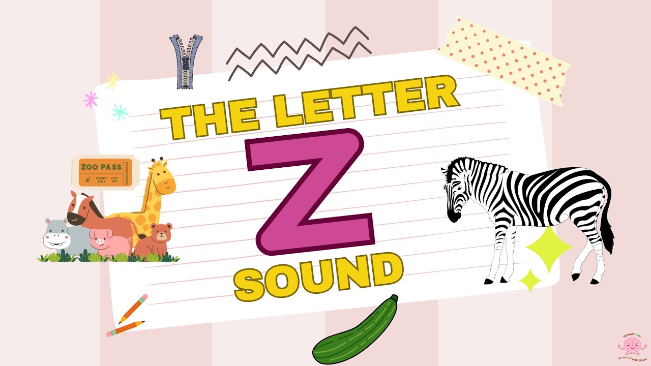 ABC Sound and Phonics | Letters Z - Z is for ZEBRA 🦓 | ABC Phonics ...