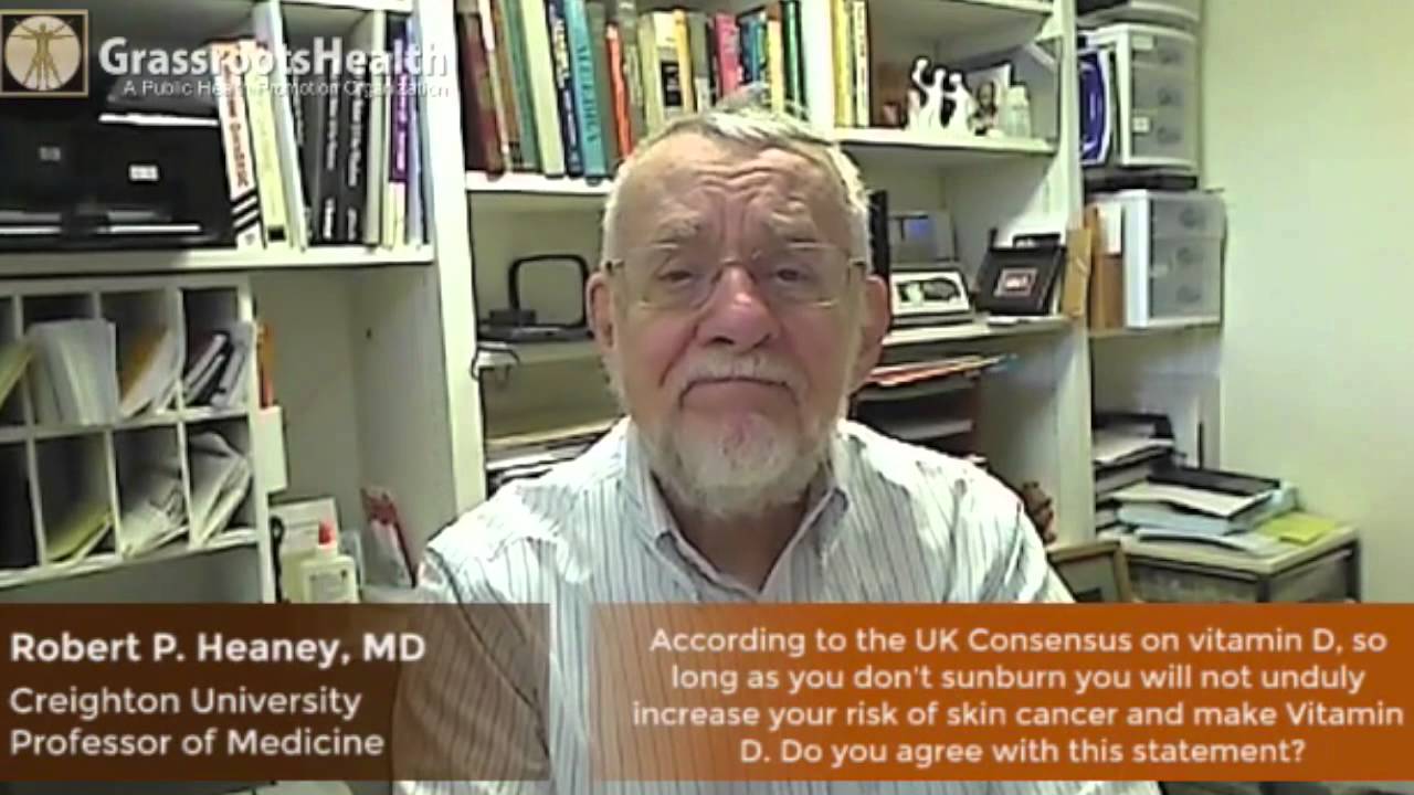 Dr. Heaney Addresses the UK Consensus on Vitamin D and Sunlight - YouTube
