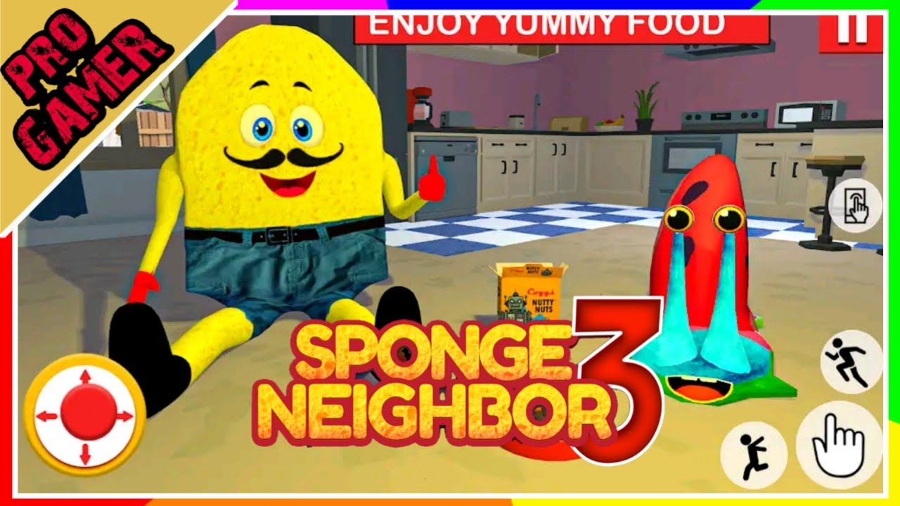 Sponge family neighbor 3 | Escape game | Pro Gamer - YouTube