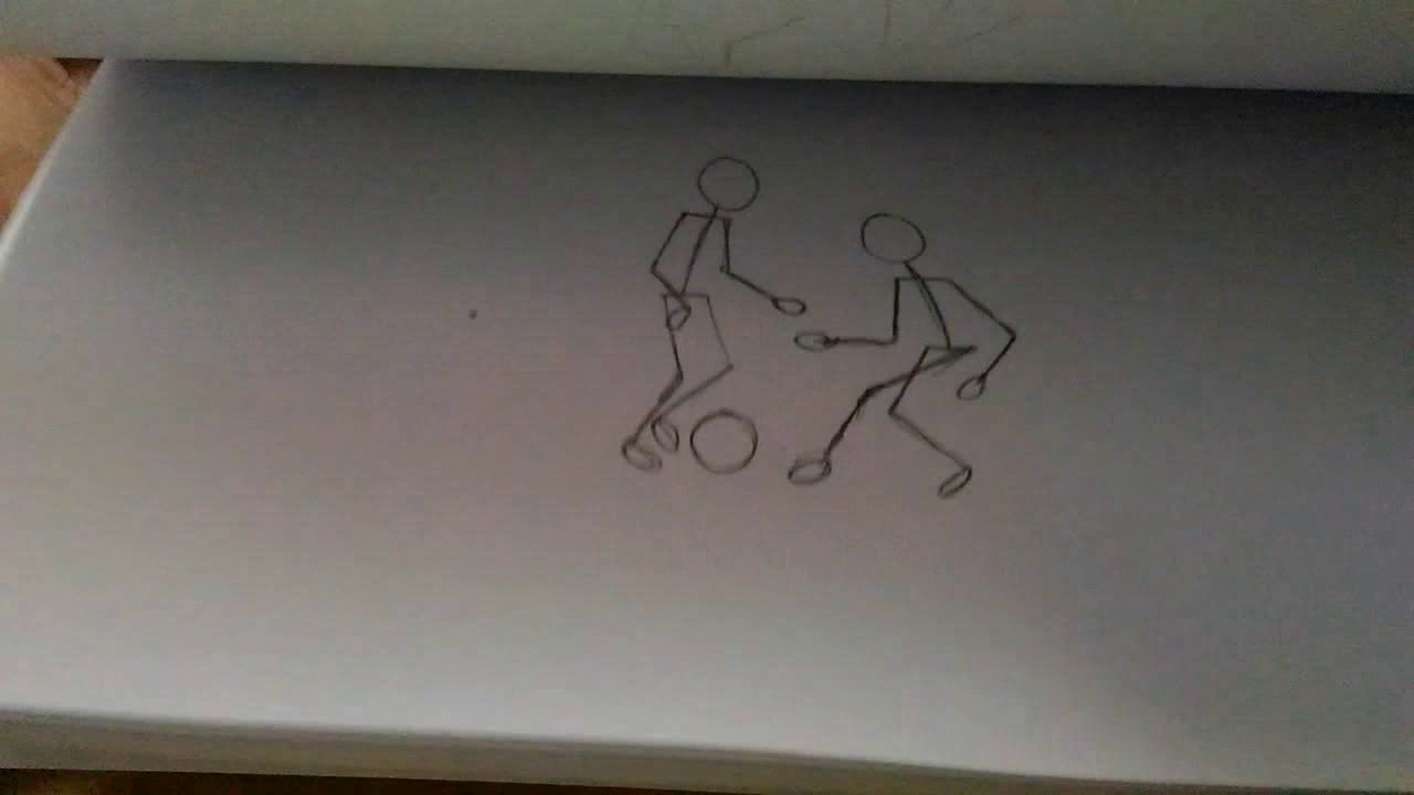 flipbook animation football,socer game stick man - YouTube