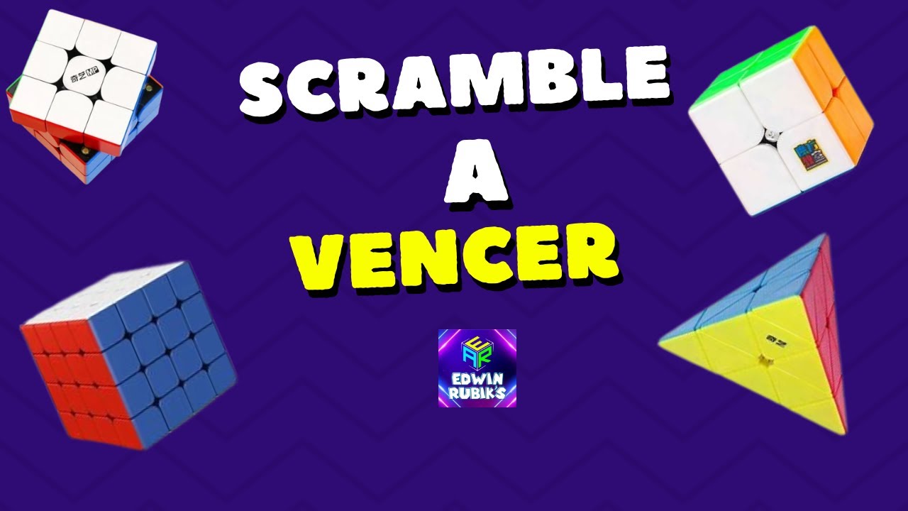 SCRAMBLE A VENCER: 2X2 3X3 4X4 PYRAMINX - YouTube