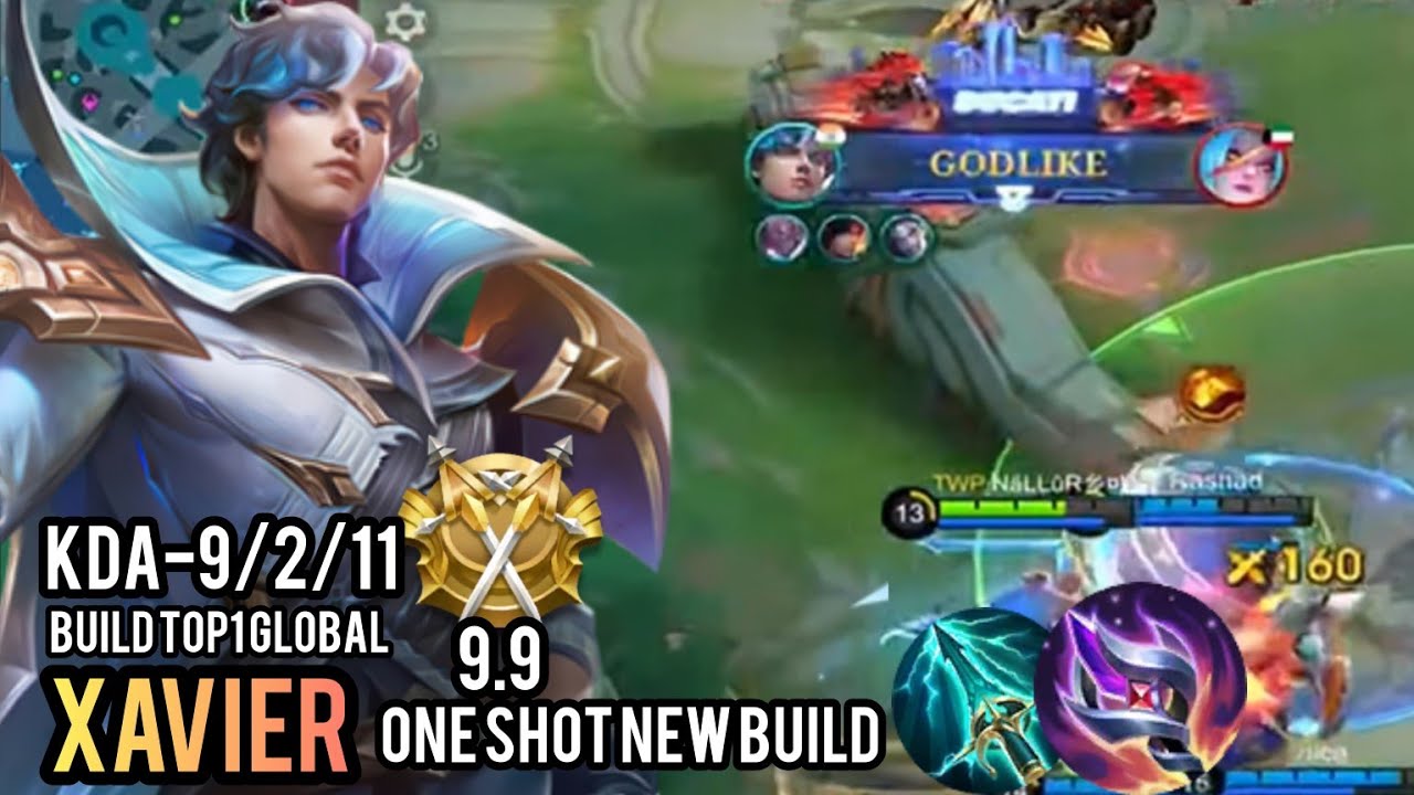100% Unstoppable!! 9 Kills Xavier One Hit Delete!! - Build Top 1 Global ...
