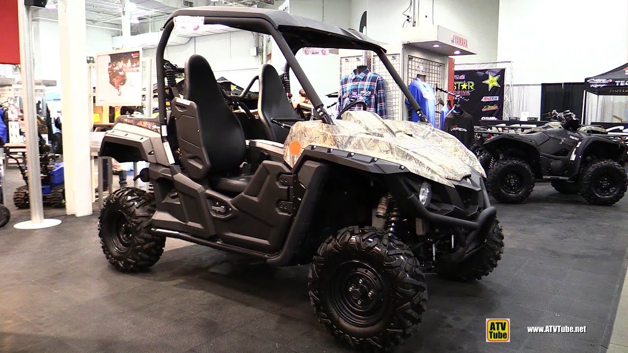 2016 Yamaha Wolverine R-Spec Camo Utility ATV - Walkaround - 2015 ...