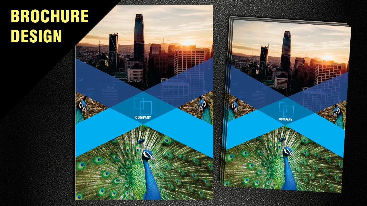 Brochure design | Corel Draw tutorial for Intermediate level ...