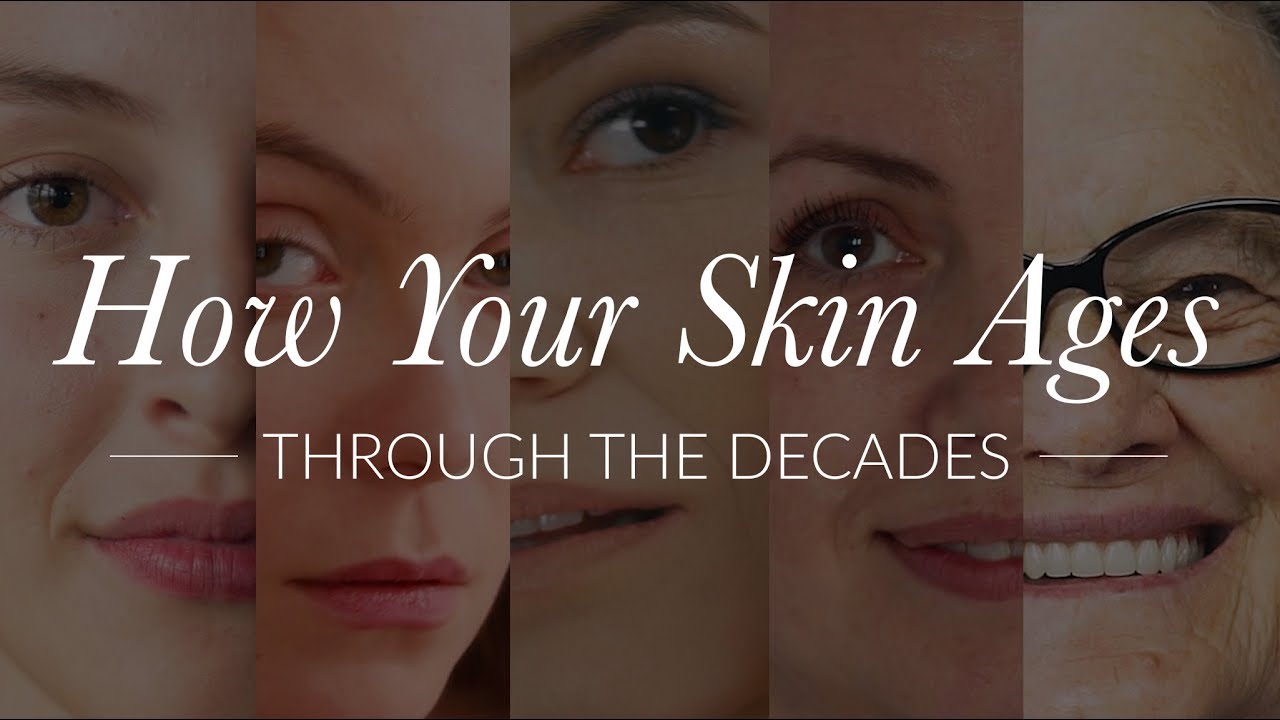 How Your Skin Ages Through The Decades Youtube