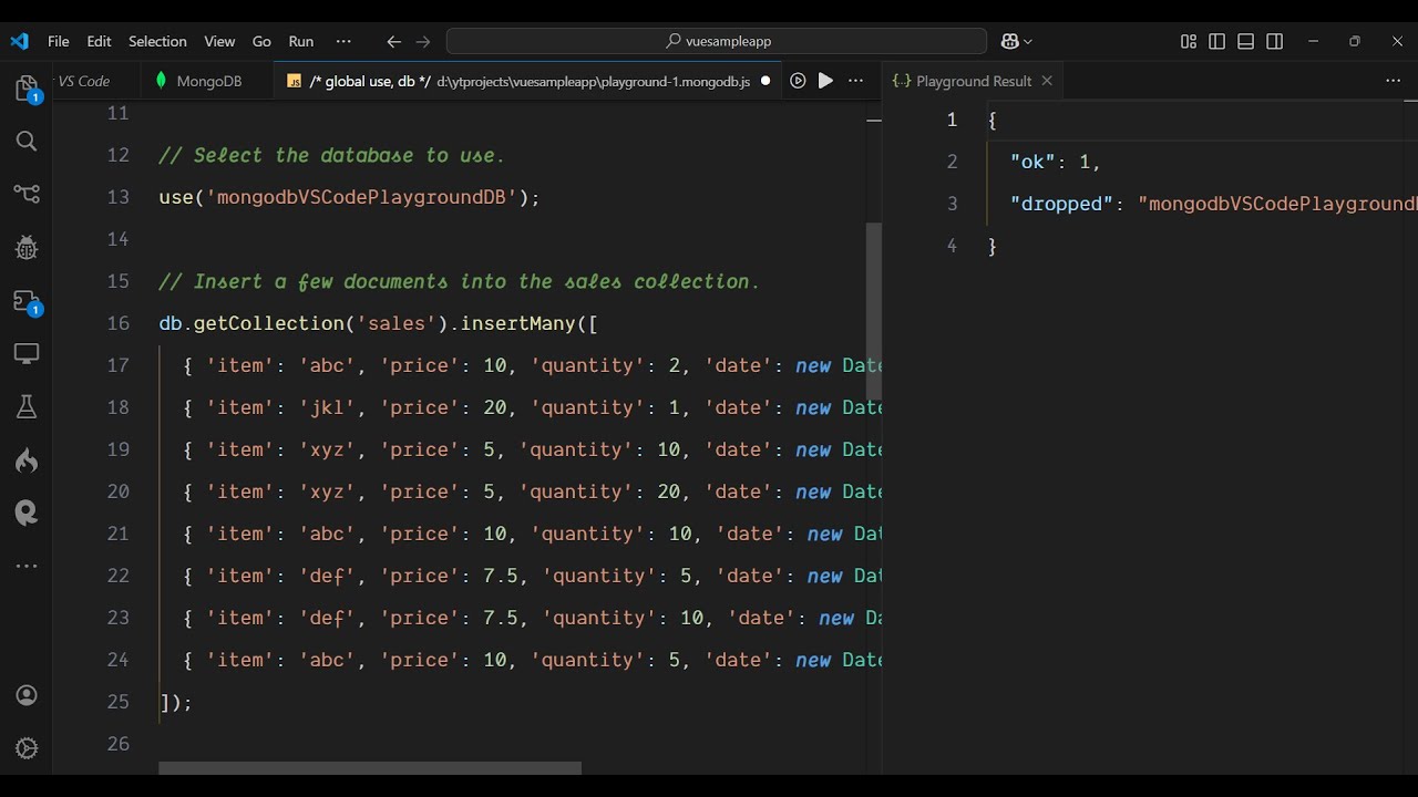Vscode Mongodb Official Extension To Connect And Execute Queries And 6175