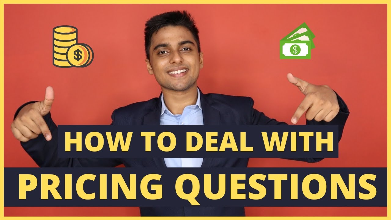 HOW TO DEAL WITH PRICING QUESTIONS | THE BUSINESS MOTIVATION | 2021 ...