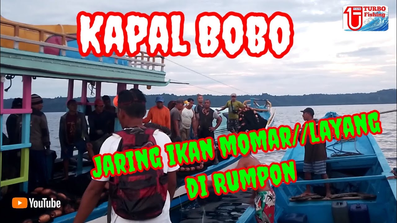 Jaring ikan momar//layang di Rumpon - YouTube
