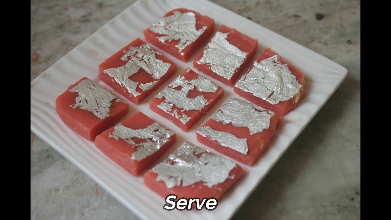 Rose Burfi Recipe - Rose Khoya Barfi Recipe - Yummy Tummy Aarthi - YouTube