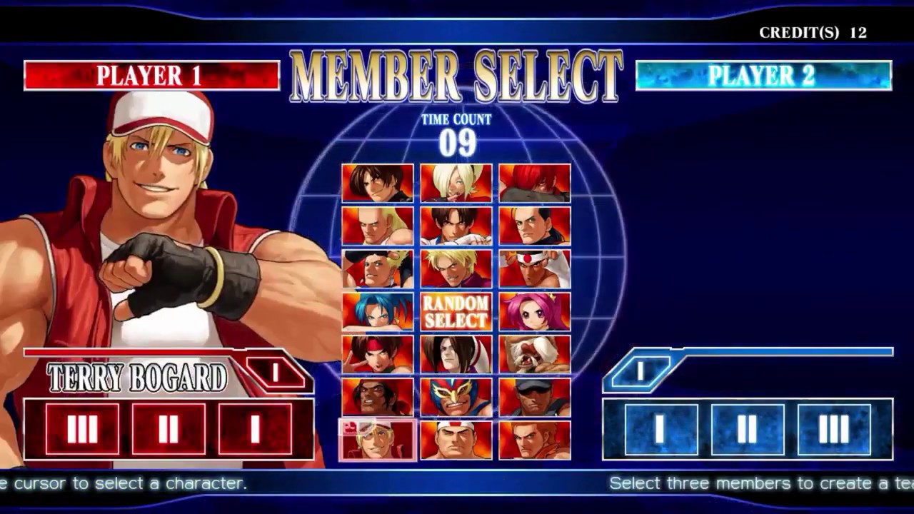 Evolution of Select Screen The King Of Fighters /Seleção de personagens ...