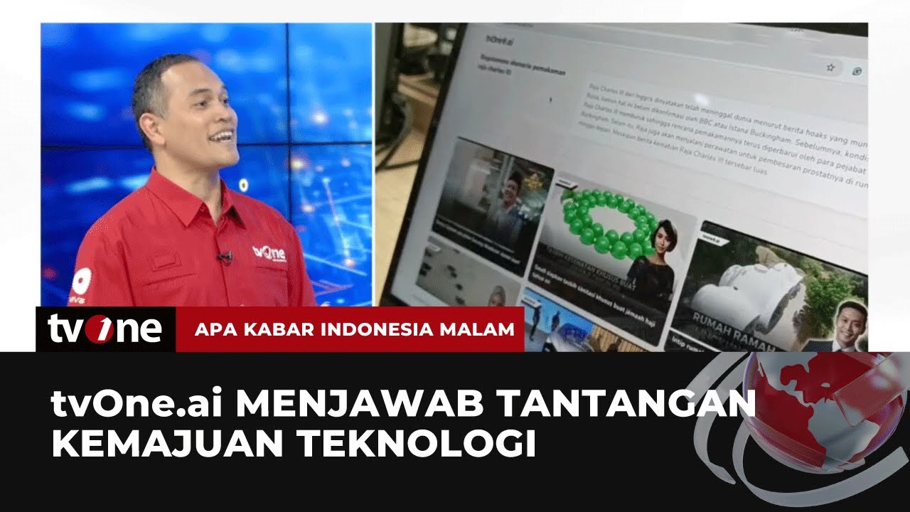 Mengenal Lebih Dekat dengan tvOne.ai Portal Berita AI Pertama | AKIM tvOne - YouTube