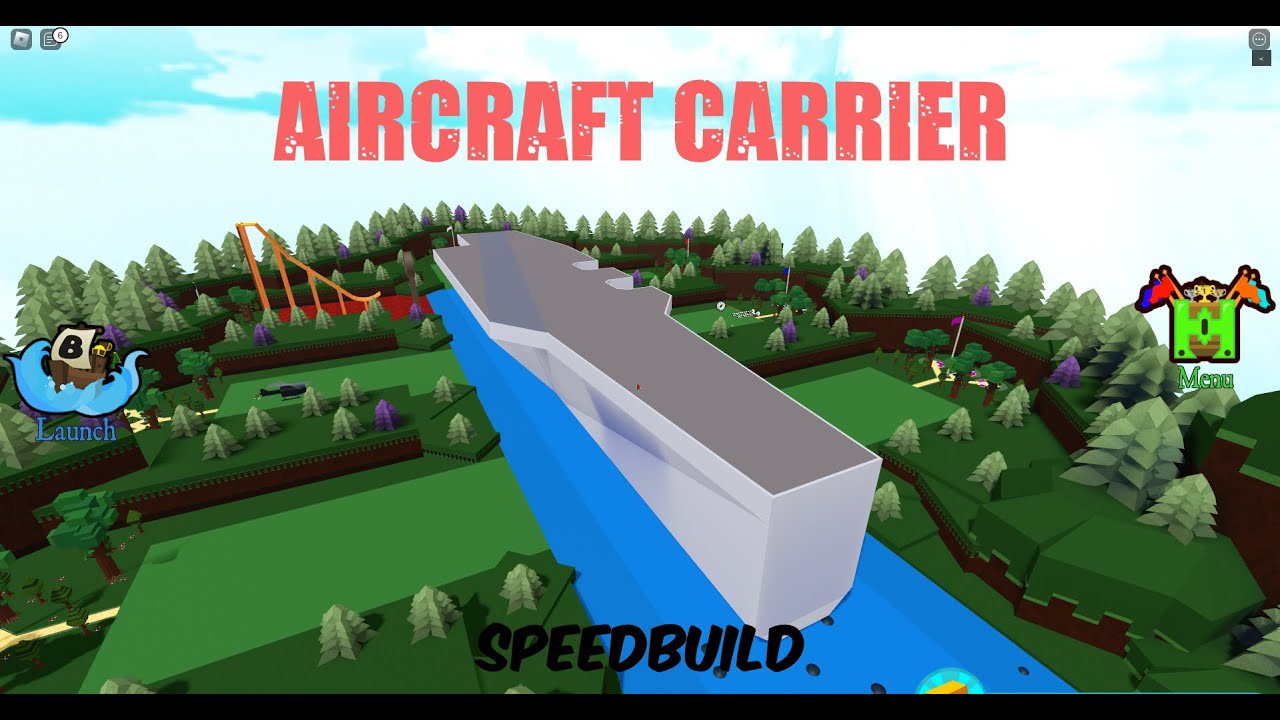Roblox│BABFT Aircraft Carrier Speedbuild│Pt1 - YouTube