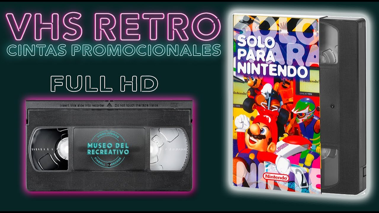 Vhs Promocional: Solo para Nintendo (1997) - Full HD - YouTube