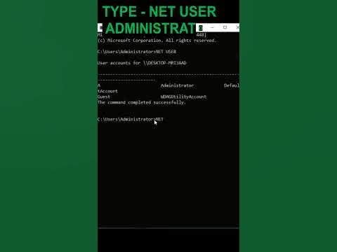 How To Change Your Admin Password | Reset Windows Admin Password with ...