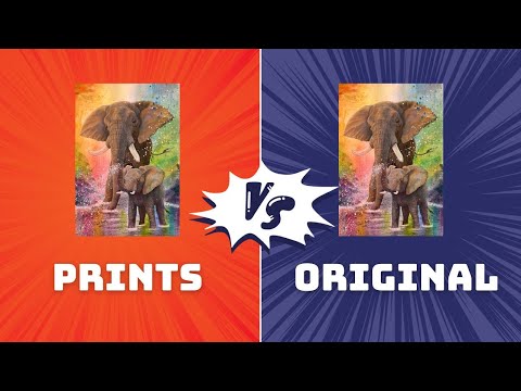 Giclee Prints vs Originals - YouTube