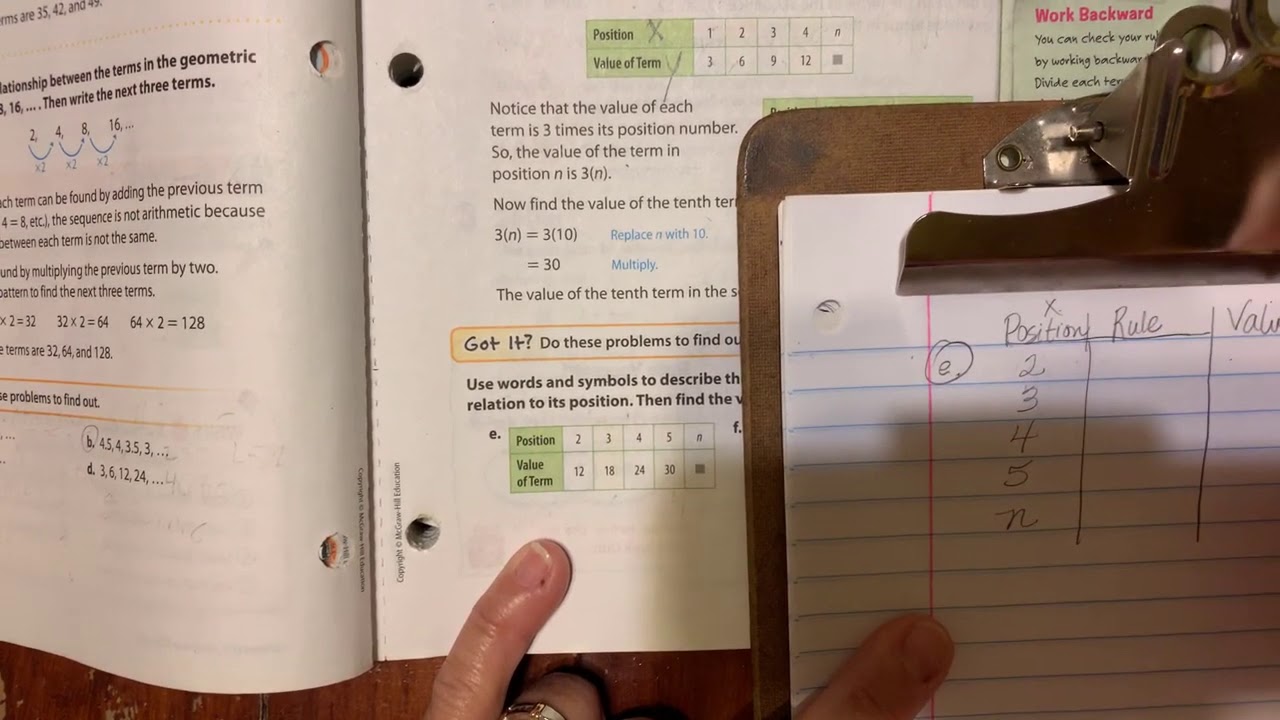 Algebraic relationships - YouTube