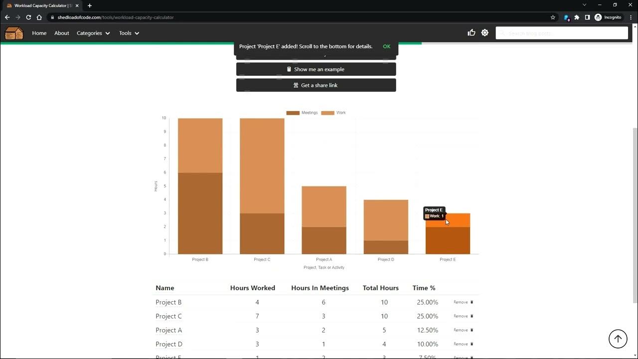 Workload Capacity Calculator Demo - YouTube