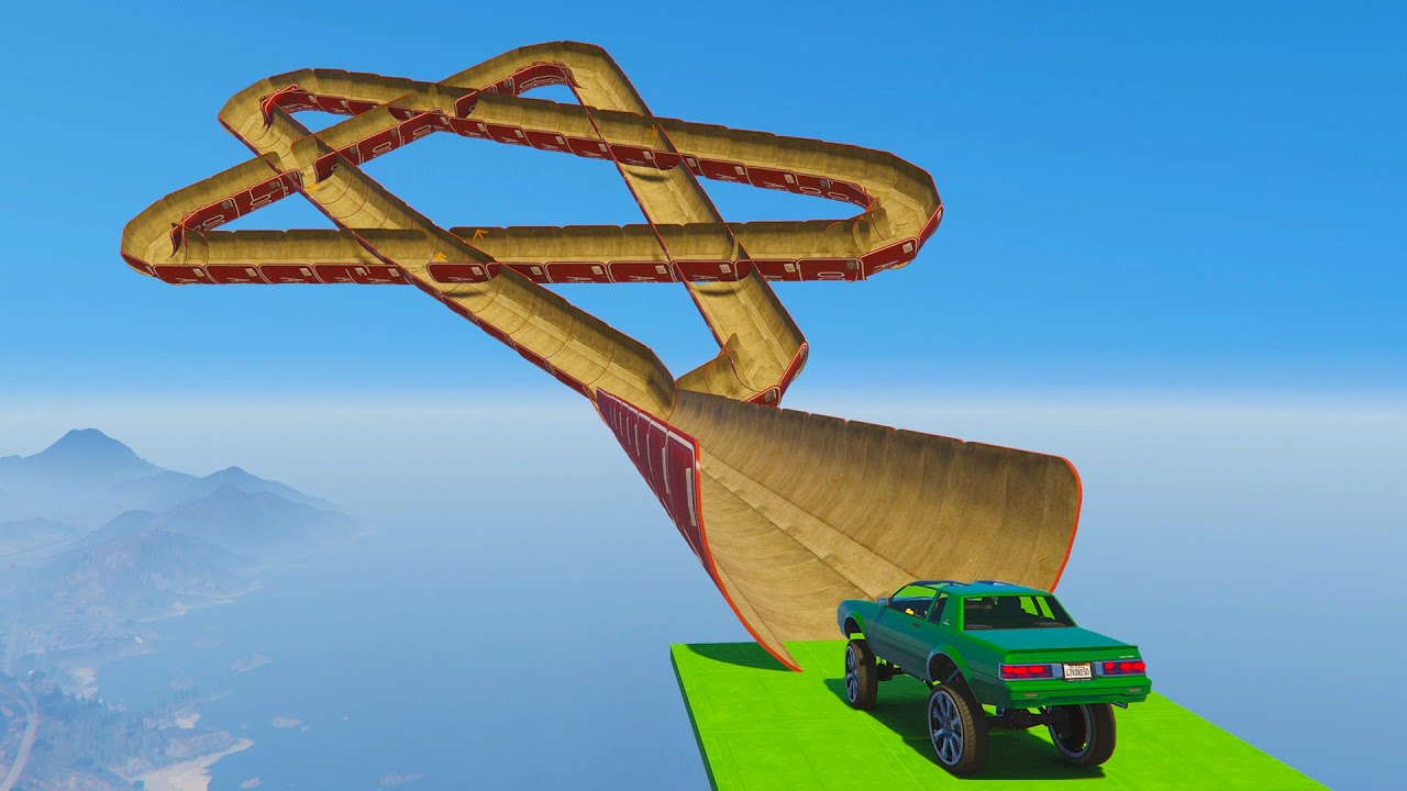 GTA 5 🐸 MIND-BLOWING STAR OF DAVID STUNT RACE - YouTube