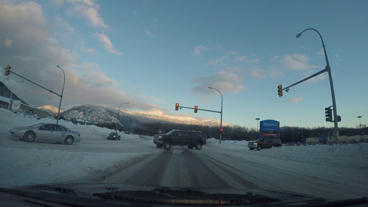 Late Afternoon Snow Drive in Terrace, BC on Feb 8, 2018 with source ...