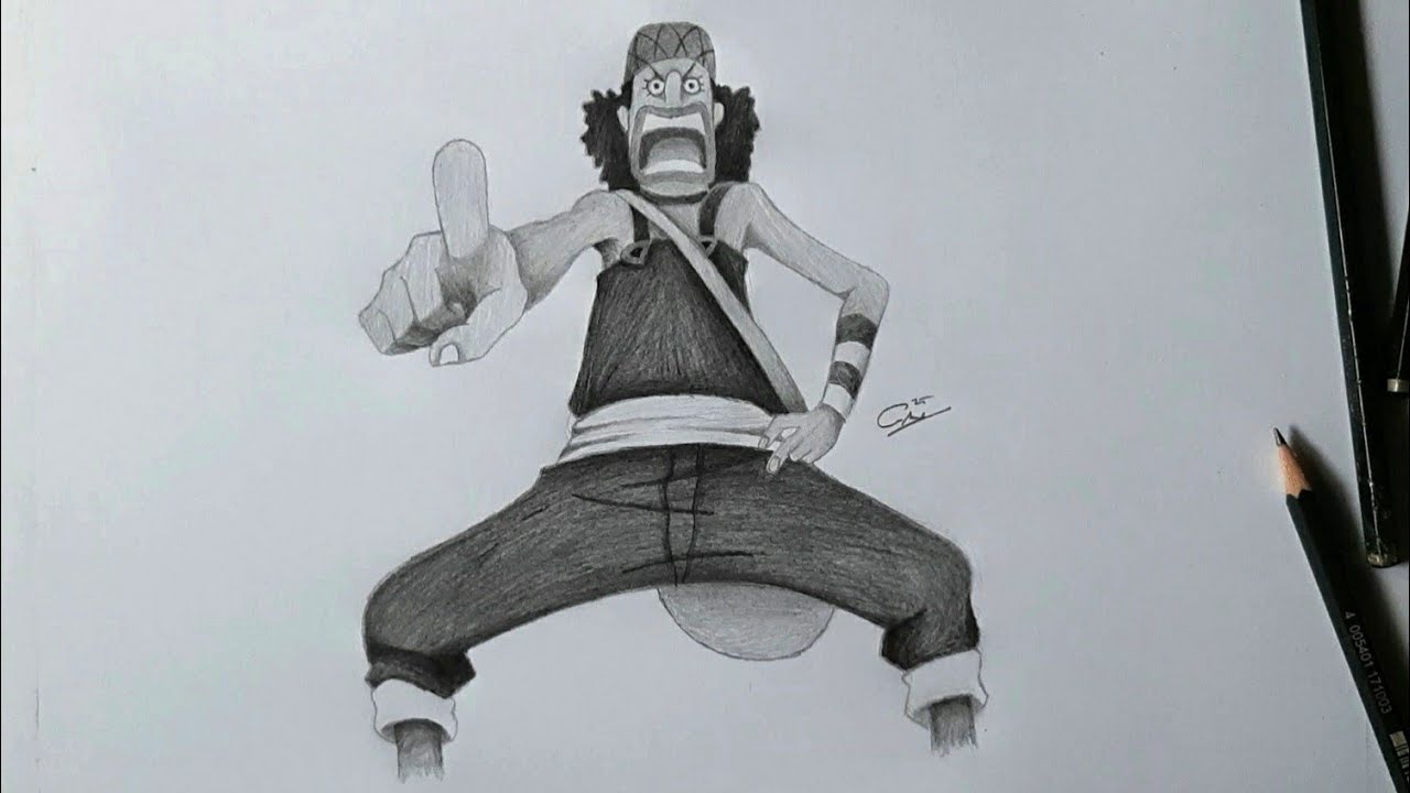 Drawing Usopp - One Piece | Pencil - YouTube