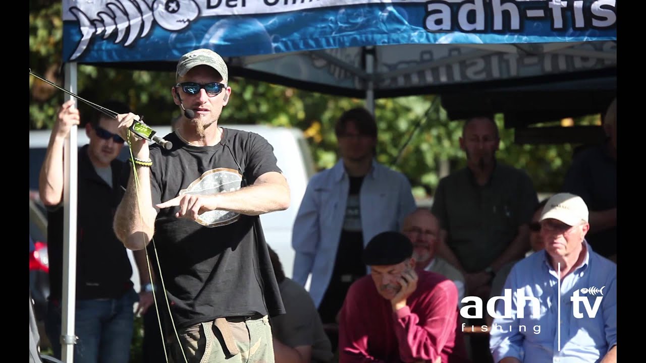 adh-fishing TV Wurfshow mit Michael Mauri auf der adh ...