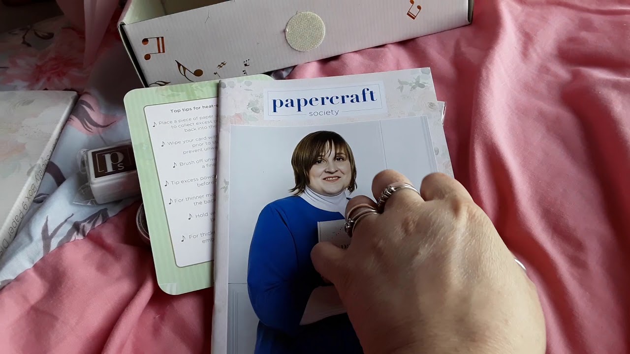 Papercraft Society June box - YouTube