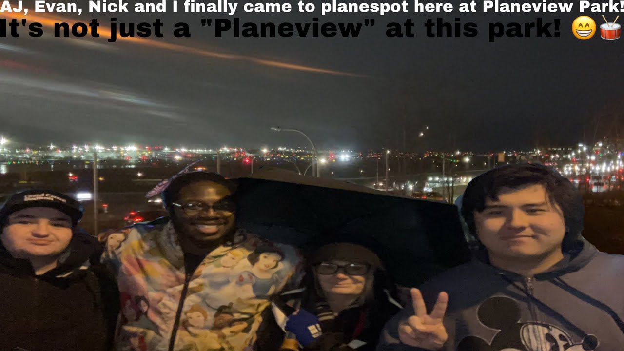 Planespotting With My Friends at Plane View Park! - YouTube